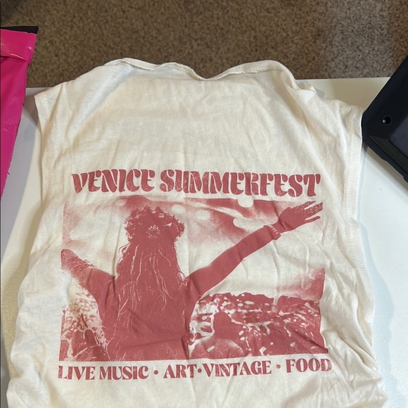 Source Unknown | Shirts & Tops | Venice Summerfest Kids Tshirt White ...